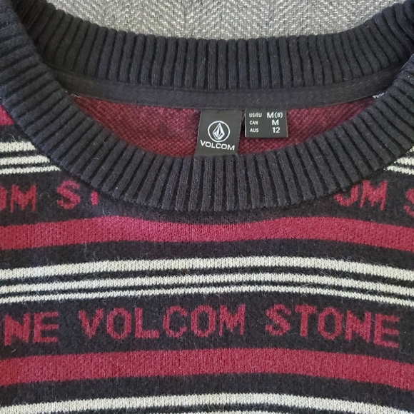 Volcom | Sweaters | Volcom Crewneck Logo Sweater Medium Nwt | Poshmark